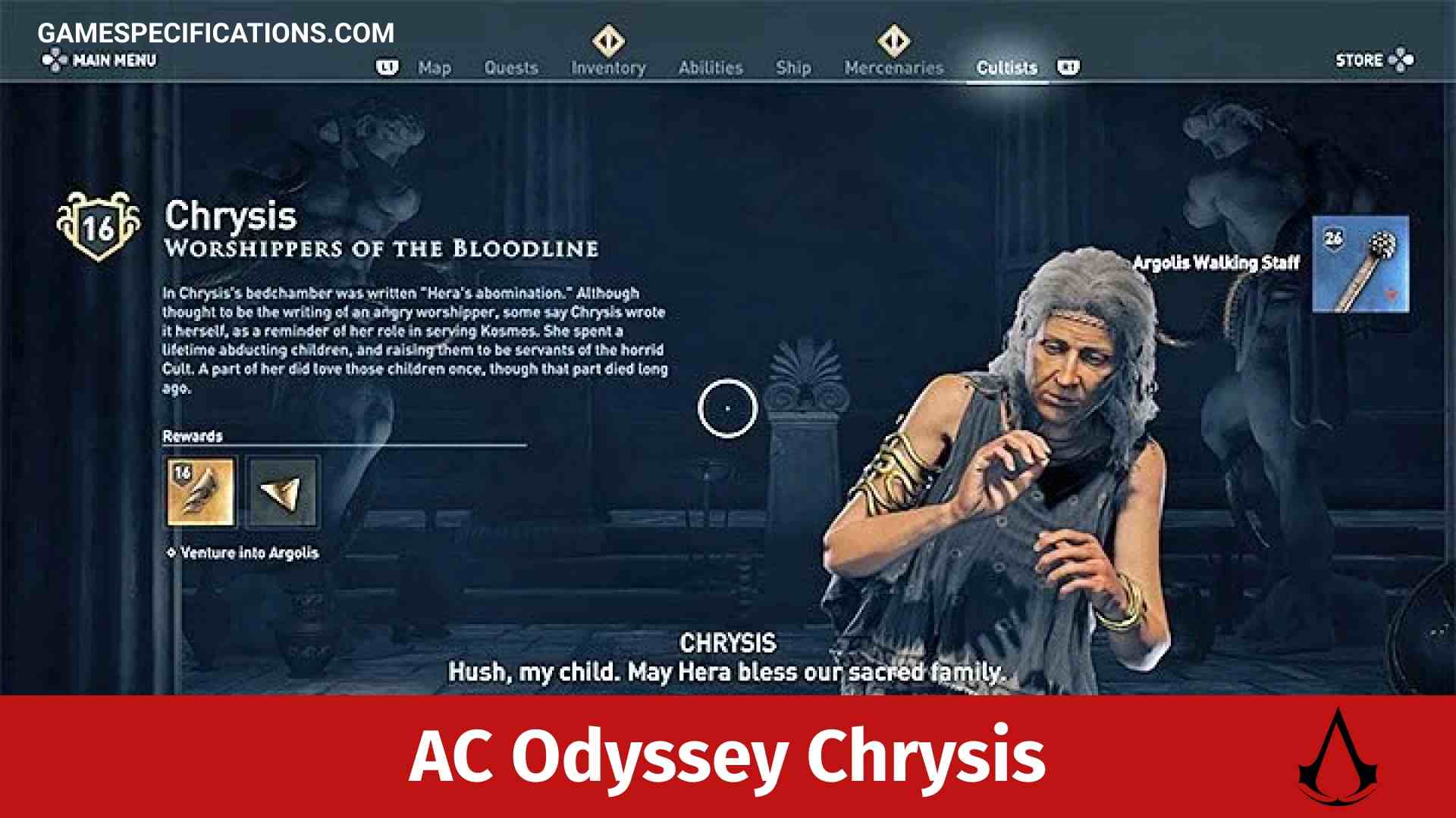The Hidden Mystery Behind Assassin's Creed Odyssey Chrysis - Game ...