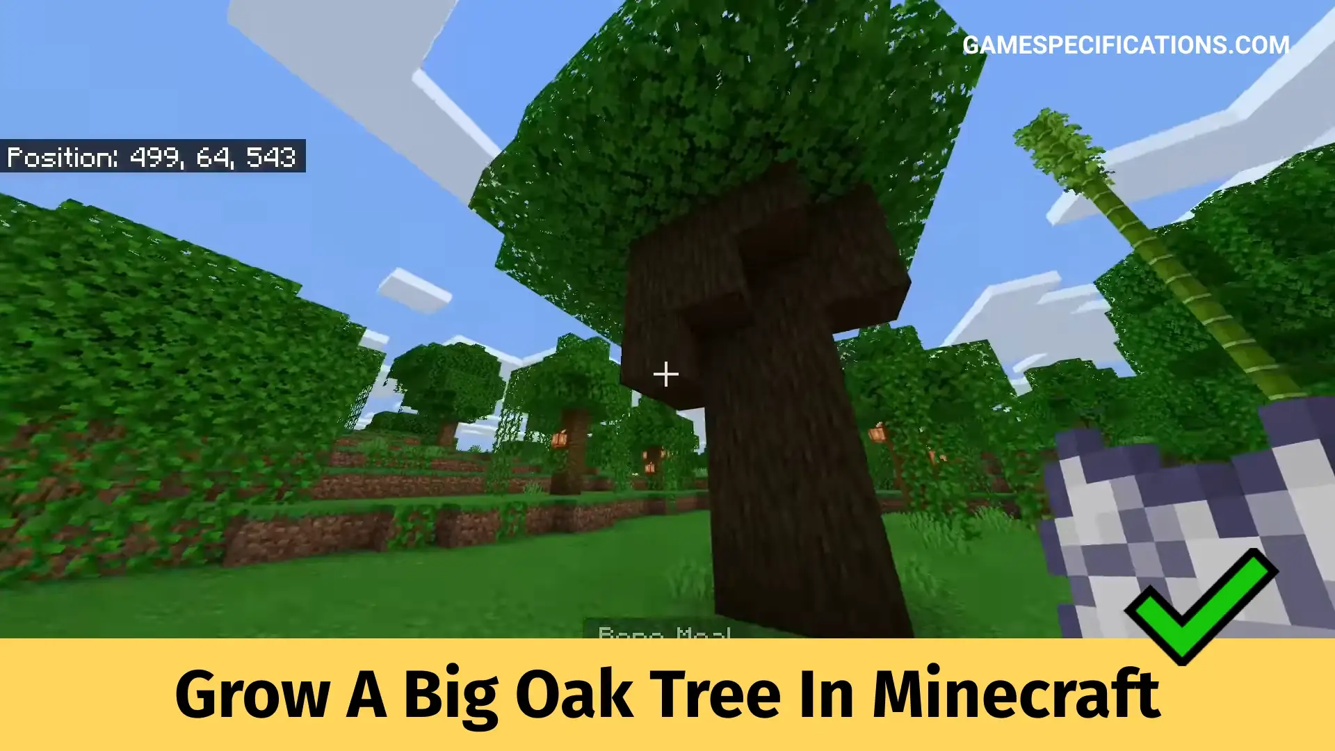 2 Methods To Grow A Big Oak Tree In Minecraft Game Specifications 2 Methods To Grow A Big Oak Tree In Minecraft Game Specifications