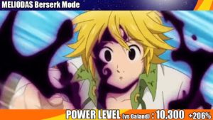 Meliodas Power Levels Compared With Numbers - Game Specifications
